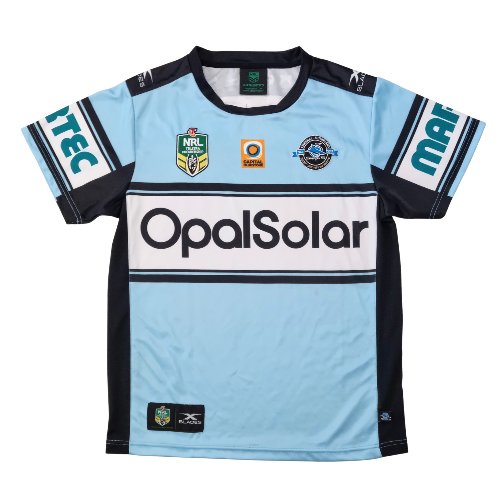 Cronulla Sharks 2017 Home Jersey | Upcycled Locker
